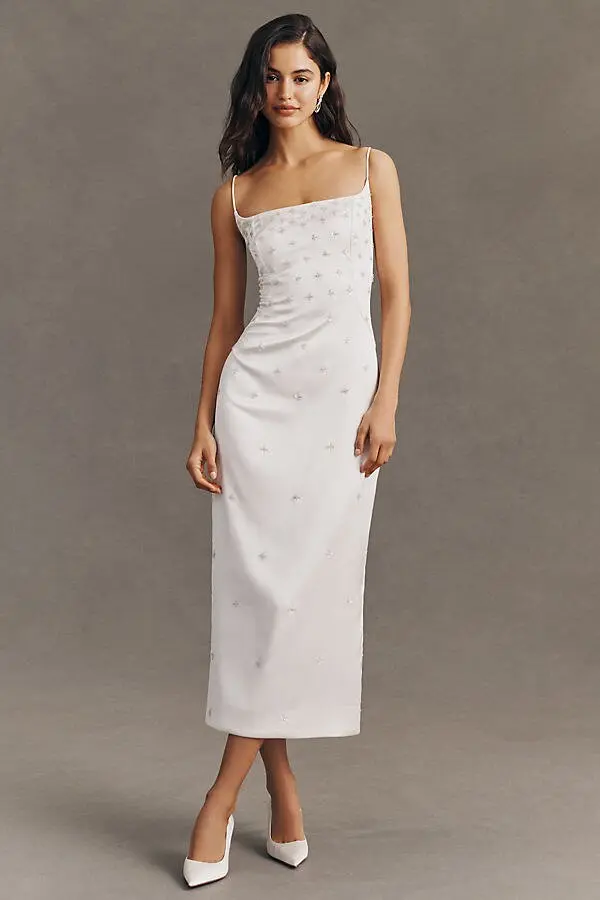 Bhldn Deco Bombshell Midi Dress