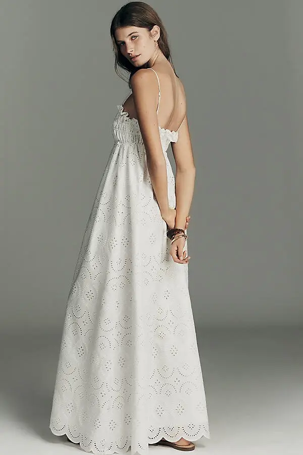 Faithfull The Brand Etta Sleeveless Empire Maxi Dress