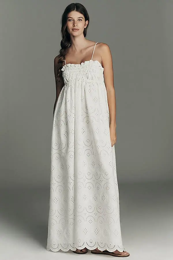 Faithfull The Brand Etta Sleeveless Empire Maxi Dress