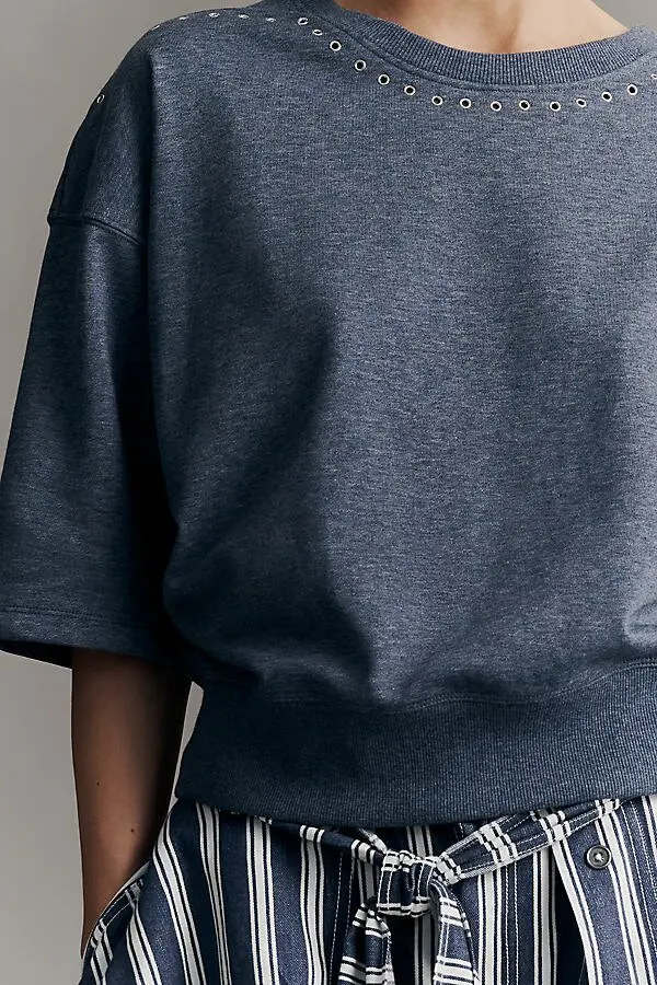 Maeve Jasper Grommet Pullover
