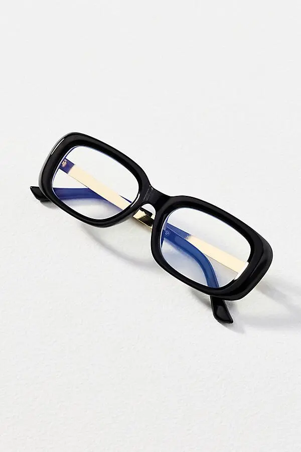 I-SEA Rectangle East-west Blue Light Readers - Black