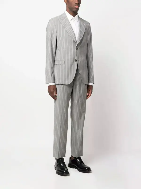 MANUEL RITZ Pinstripe-pattern Single-breasted Suit