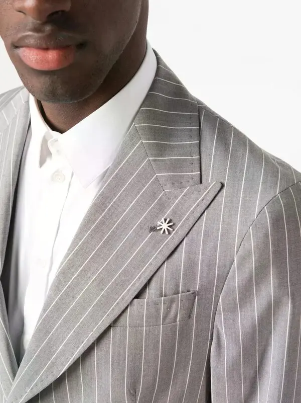 MANUEL RITZ Pinstripe-pattern Single-breasted Suit