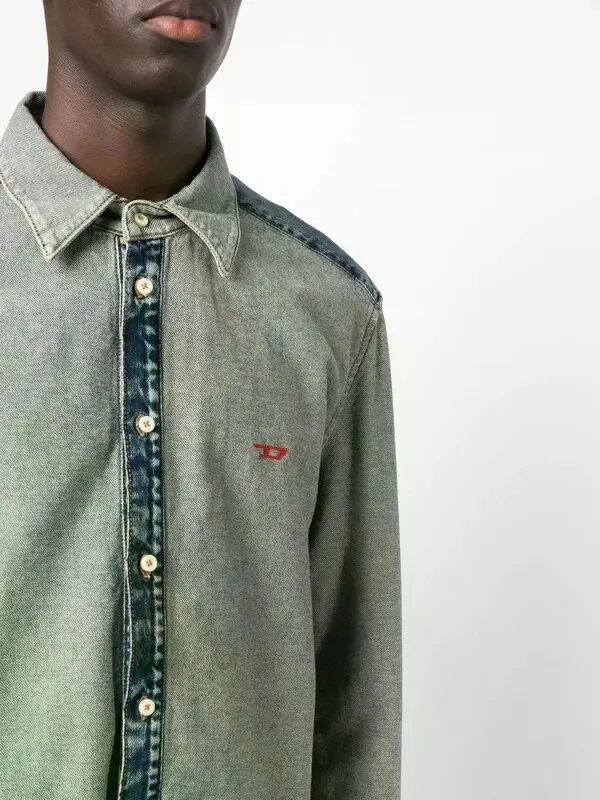 DIESEL® Inside-out Effect Denim Shirt