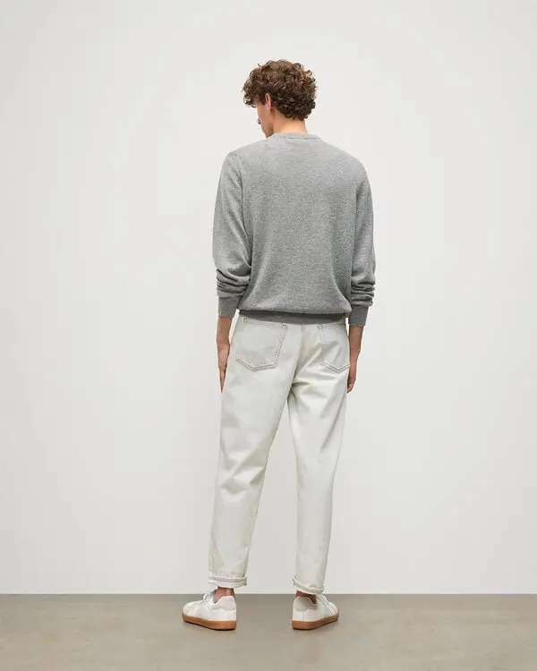 Johnstons Of Elgin Classic Cashmere Crew Jumper - Grey