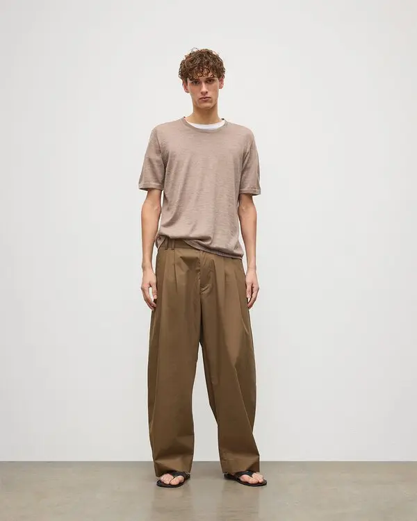 Johnstons Of Elgin Boyd Light Superfine Cashmere T-shirt - Brown