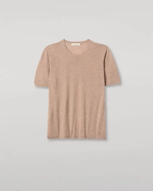 Johnstons Of Elgin Boyd Light Superfine Cashmere T-shirt - Brown