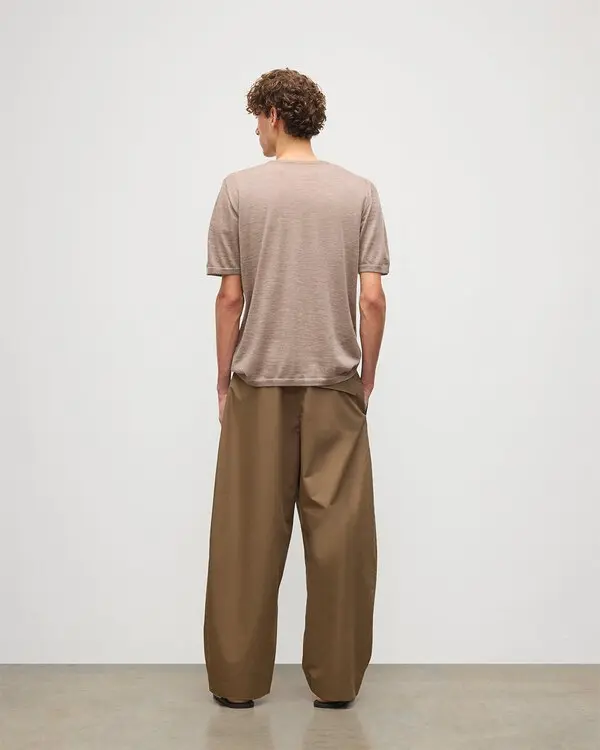 Johnstons Of Elgin Boyd Light Superfine Cashmere T-shirt - Brown