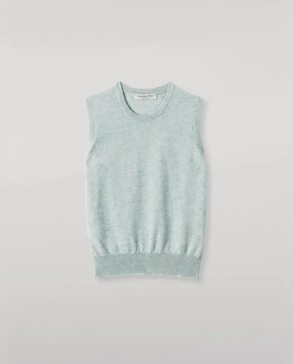 Johnstons Of Elgin Iris Light Classic Cashmere Tank - Green