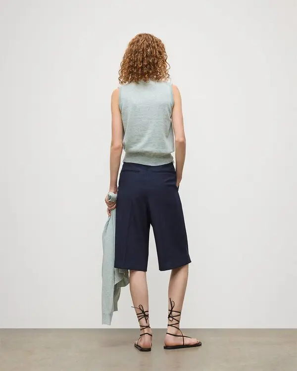 Johnstons Of Elgin Iris Light Classic Cashmere Tank - Green