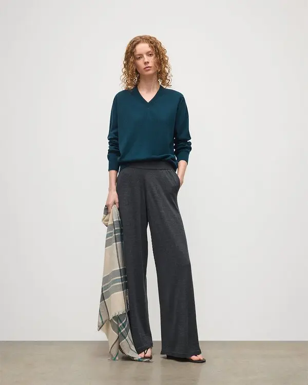 Johnstons Of Elgin Ina Merino Wool Trousers