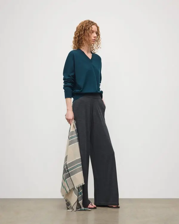 Johnstons Of Elgin Ina Merino Wool Trousers