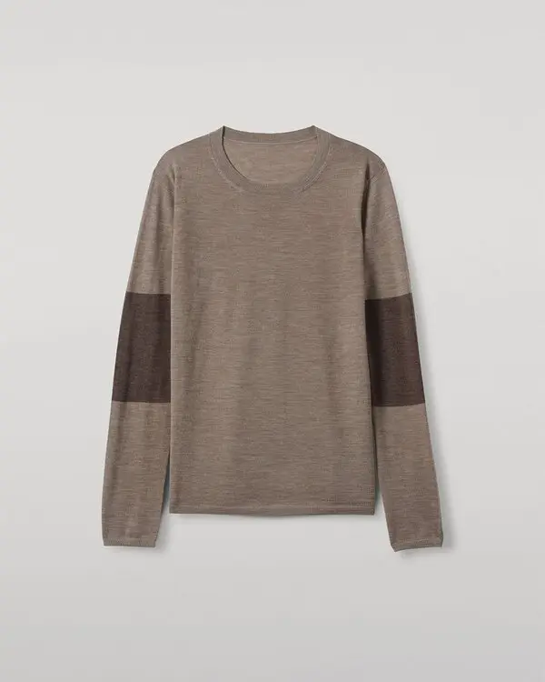 Johnstons Of Elgin Euna Superfine Cashmere T-shirt - Brown