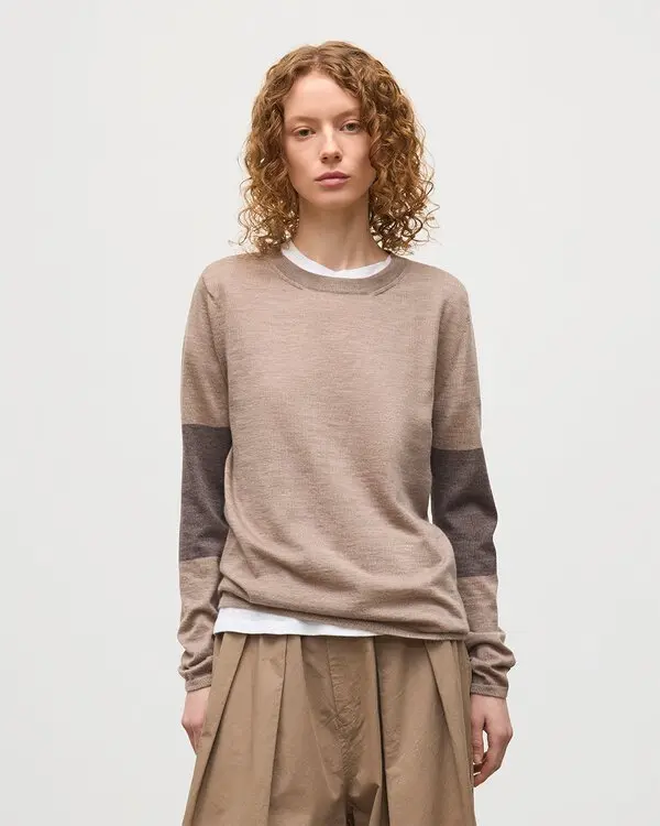 Johnstons Of Elgin Euna Superfine Cashmere T-shirt - Brown