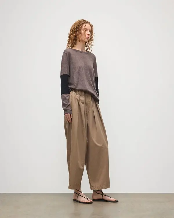 Johnstons Of Elgin Superfine Cashmere Long-sleeve T-shirt - Brown
