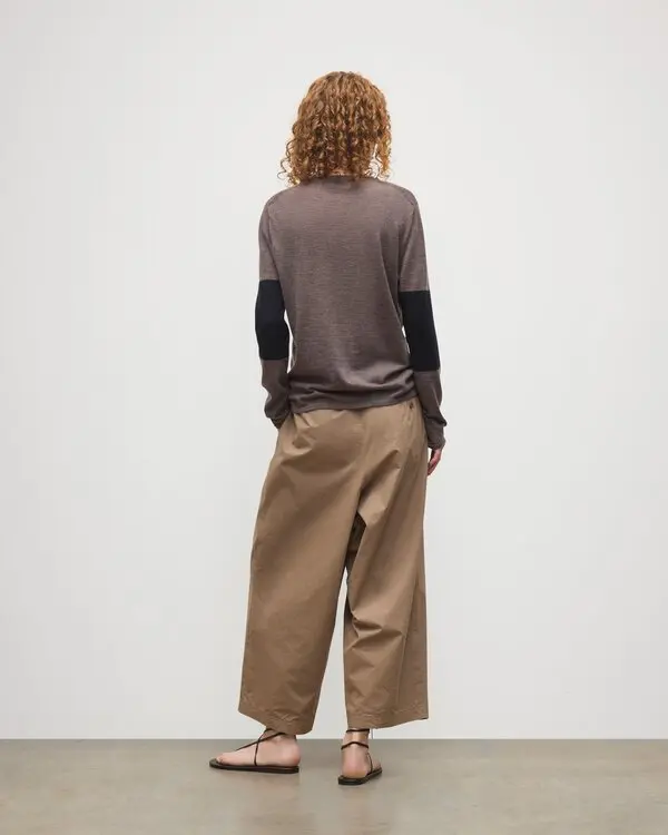 Johnstons Of Elgin Superfine Cashmere Long-sleeve T-shirt - Brown