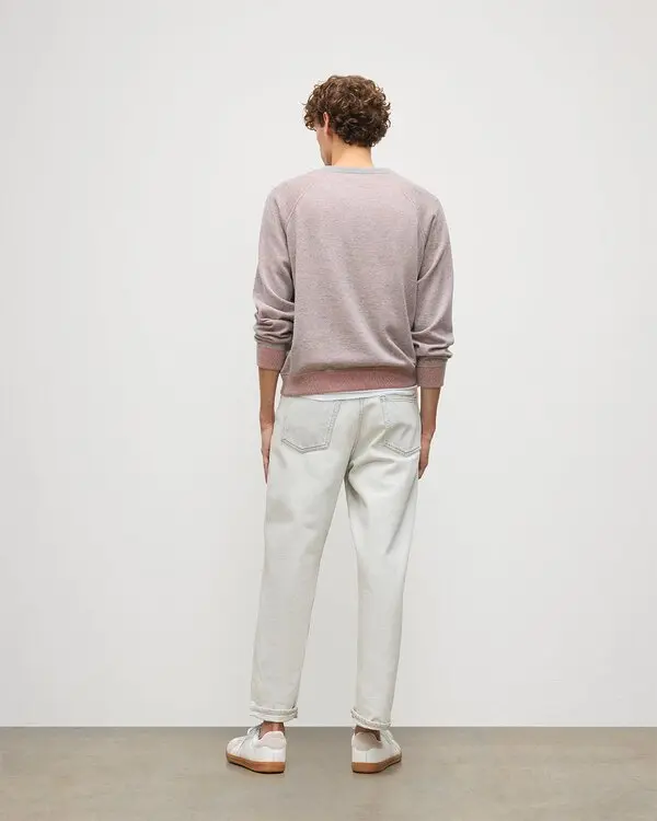 Johnstons Of Elgin Cashmere Blend Sweatshirt - Orange