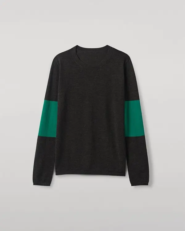 Johnstons Of Elgin Euna & Green Superfine Cashmere T-shirt - Grey