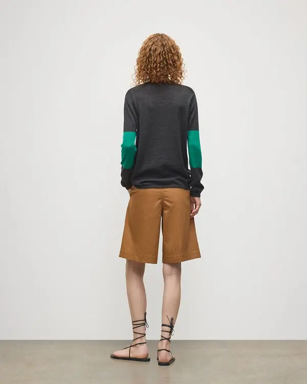 Johnstons Of Elgin Euna & Green Superfine Cashmere T-shirt - Grey