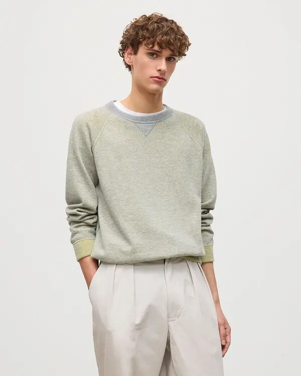 Johnstons Of Elgin Cashmere Beach Sweatshirt - Yellow
