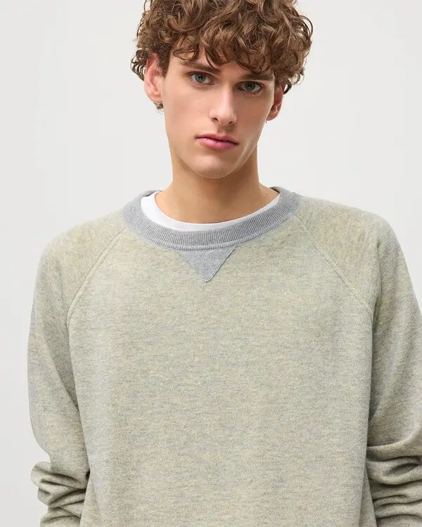 Johnstons Of Elgin Cashmere Beach Sweatshirt - Yellow