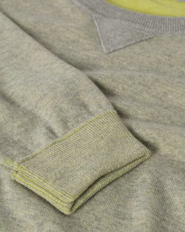 Johnstons Of Elgin Cashmere Beach Sweatshirt - Yellow