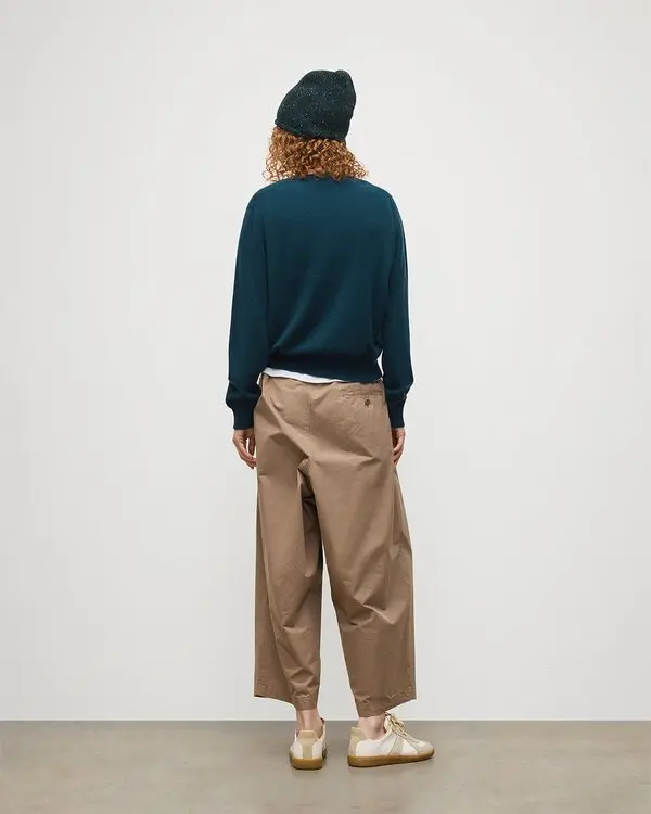 Johnstons Of Elgin Classic Crew Jumper - Green