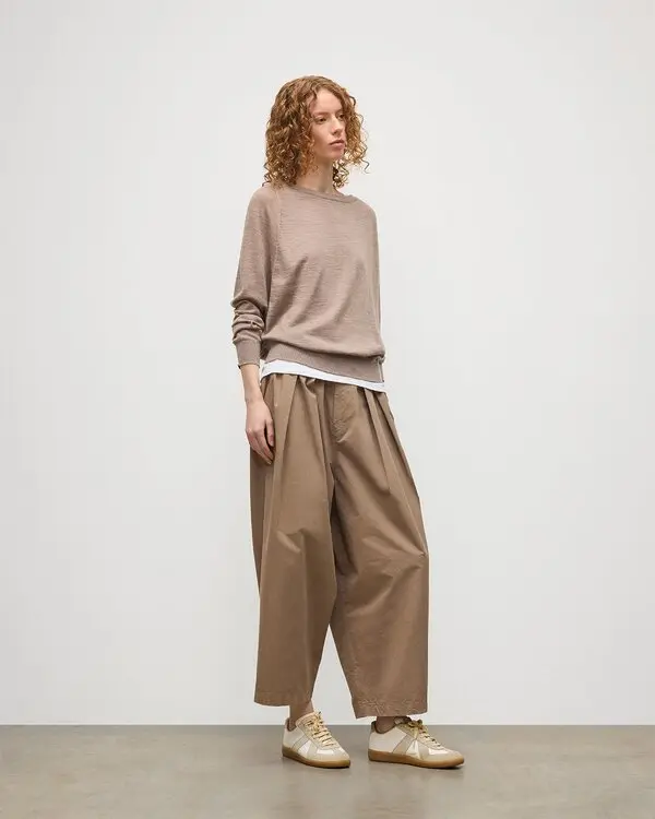 Johnstons Of Elgin Finola Superfine Cashmere Jumper - Brown