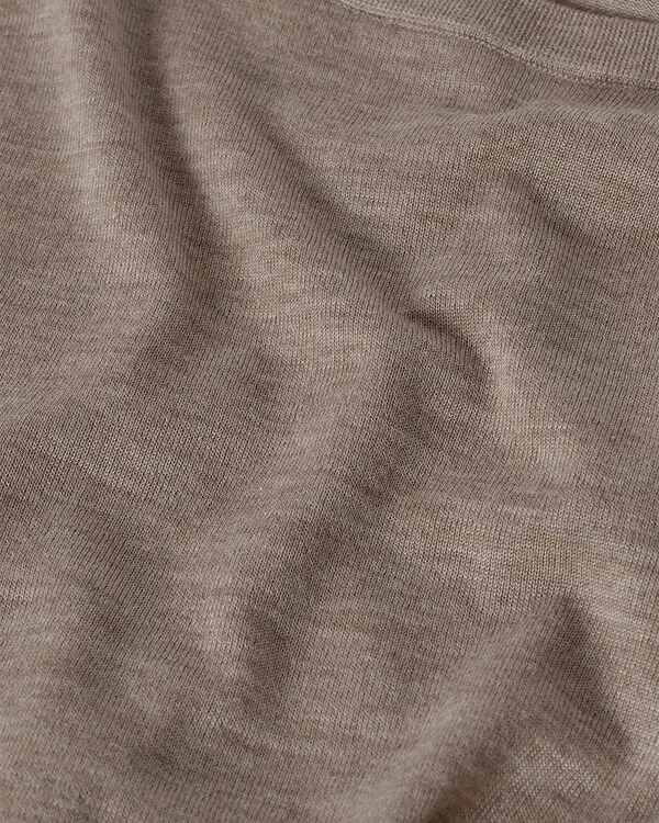 Johnstons Of Elgin Finola Superfine Cashmere Jumper - Brown