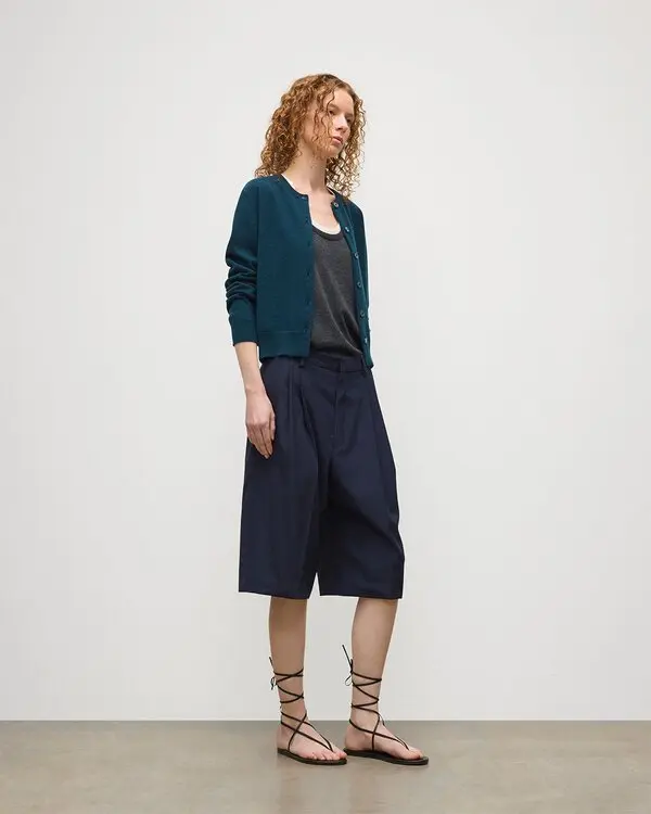 Johnstons Of Elgin Cashmere Cardigan - Green