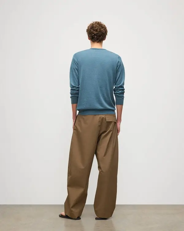 Johnstons Of Elgin Fin Cashmere Jumper - Blue