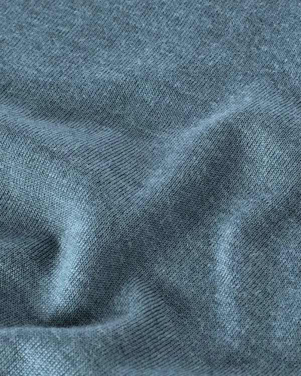 Johnstons Of Elgin Fin Cashmere Jumper - Blue