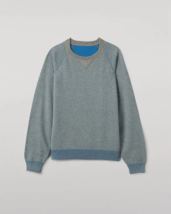 Johnstons Of Elgin Beach Cashmere Sweatshirt - Blue