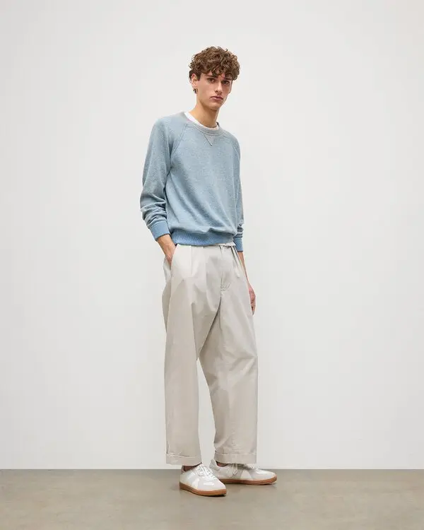 Johnstons Of Elgin Beach Cashmere Sweatshirt - Blue