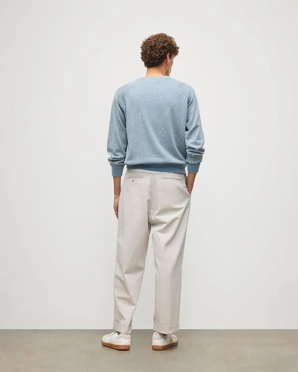 Johnstons Of Elgin Beach Cashmere Sweatshirt - Blue