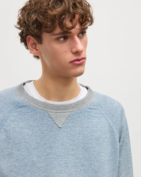 Johnstons Of Elgin Beach Cashmere Sweatshirt - Blue