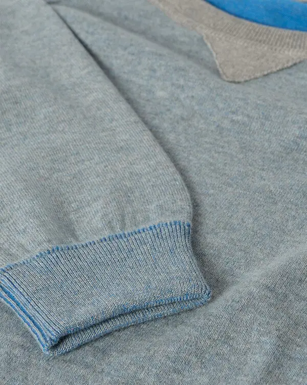 Johnstons Of Elgin Beach Cashmere Sweatshirt - Blue