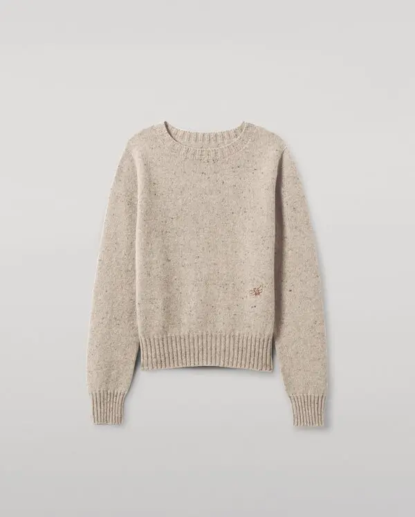 Johnstons Of Elgin Cairn Cashmere Jumper - Grey