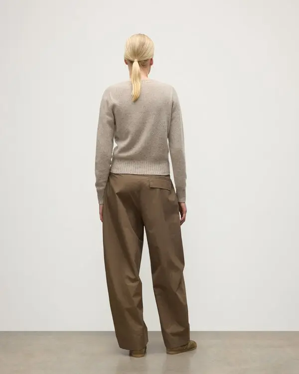 Johnstons Of Elgin Cairn Cashmere Jumper - Grey