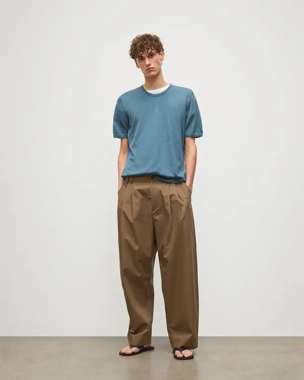 Johnstons Of Elgin Boyd Superfine Cashmere T-shirt - Blue