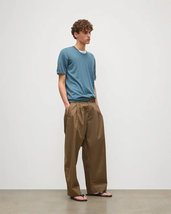 Johnstons Of Elgin Boyd Superfine Cashmere T-shirt - Blue