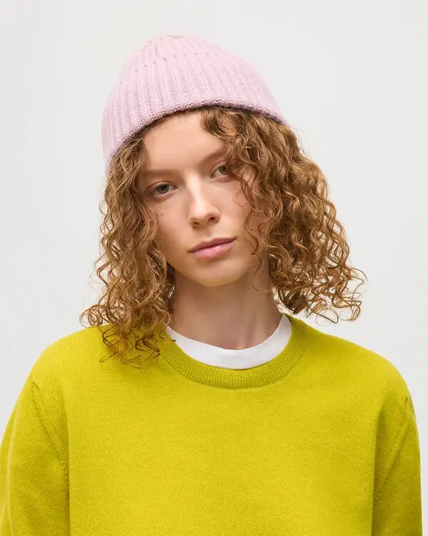 Johnstons Of Elgin Lovat Light Cashmere Hat - Pink