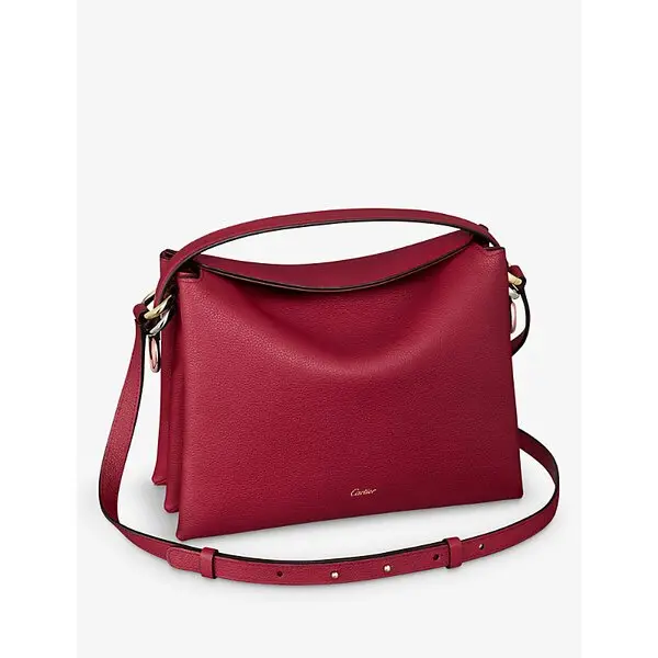 CARTIER Trinity Leather Cross-body Bag - Ruby
