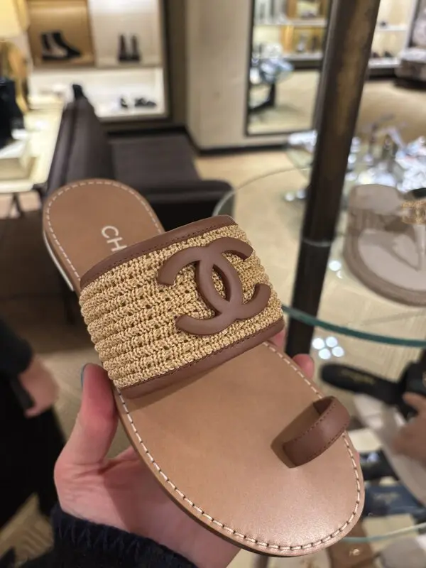 Chanel Raffia Sandal
