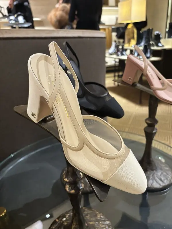 Chanel Sheer Pump - Beige