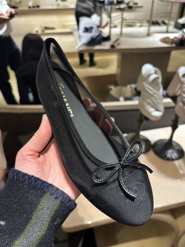 Chanel Sheer Ballet Flat - Black
