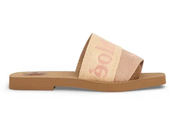 Chloé Woody Mule - Pink/brown