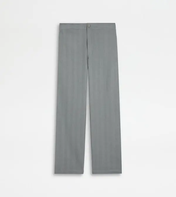 TOD'S Pants In Linen And Silk With Drawstring