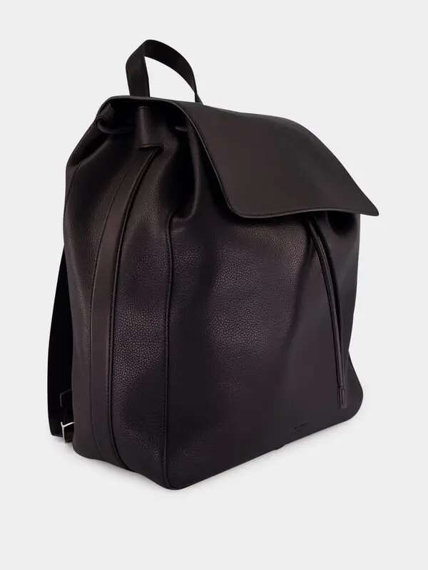 TOM FORD Grain Leather Flap Backpack