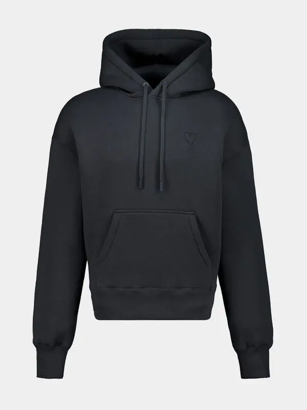 Ami Embossed Logo Hooded Sweatshirt